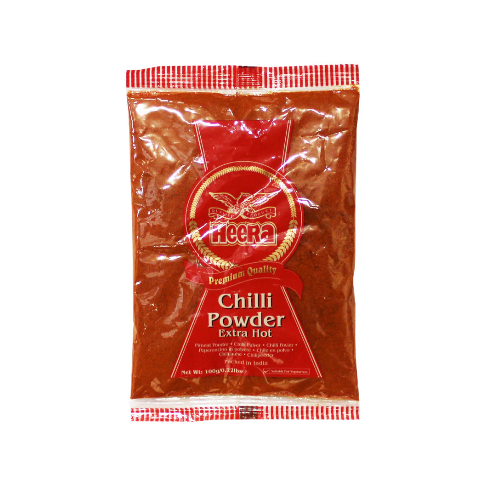 Pimenta em pó Heera extra picante 100g (pacote com 20)