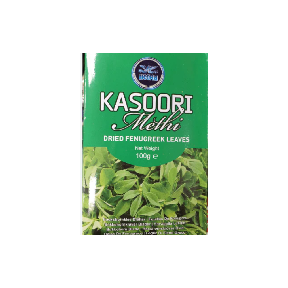 HEERA Kasuri Methi (Foglie di Methi) 4X12 (100 g) ciascuna - All'ingrosso