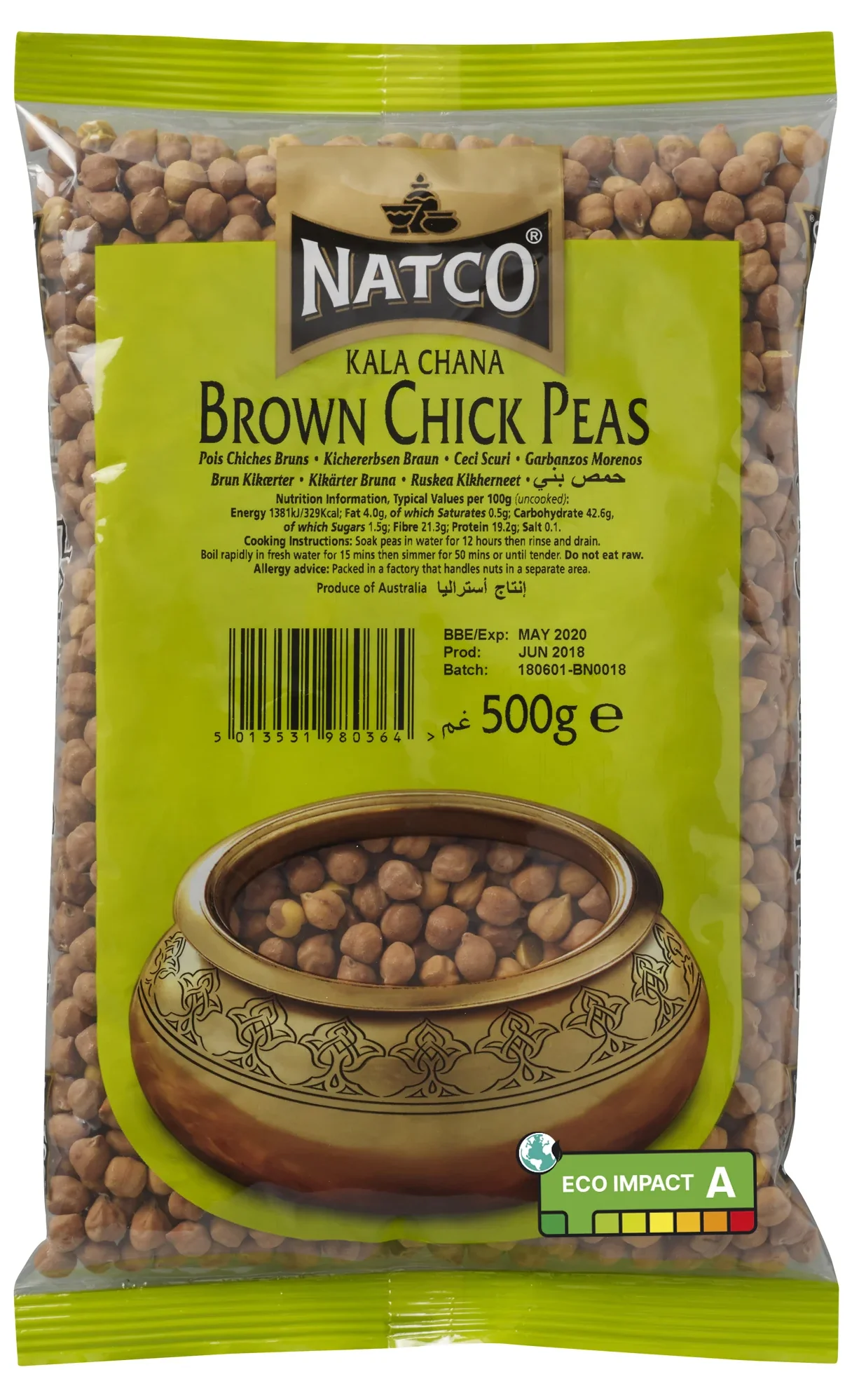 Natco Brown Chick Peas Wholesale | Natco Products in Bulk!