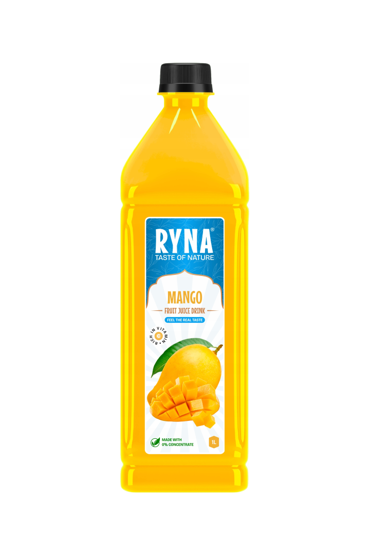 Ryan Mango Juice Drink 1L X 12 Pieces - Thokmandee