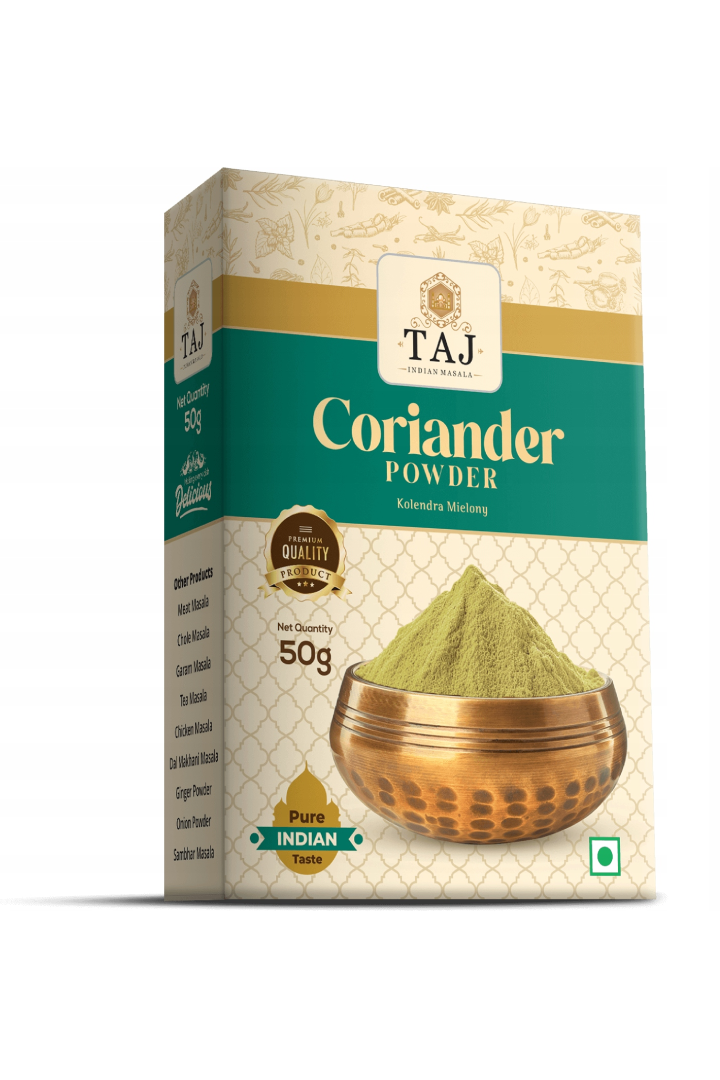 Taj Indian Masala Coriander Powder 200x50G - Thokmandee