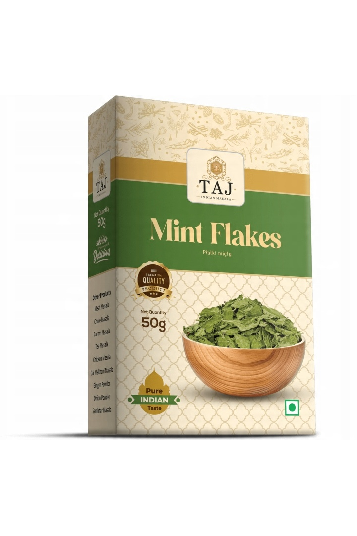 Taj Indian Masala Mint Flakes 200x50G - Thokmandee