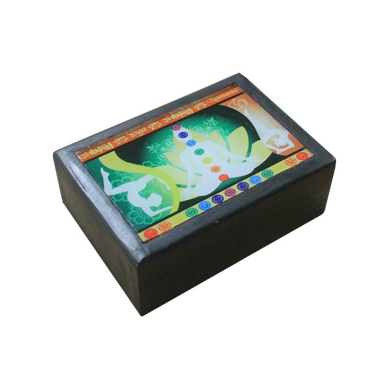 Chakra, Yoga & Meditation Theme Storage Box - Thokmandee