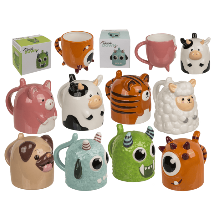 Item set, Upside-Down Mugs, - Thokmandee