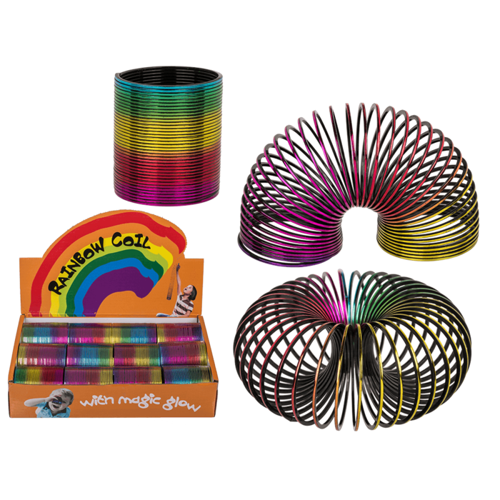 Plastic Coil, Rainbow, - Thokmandee