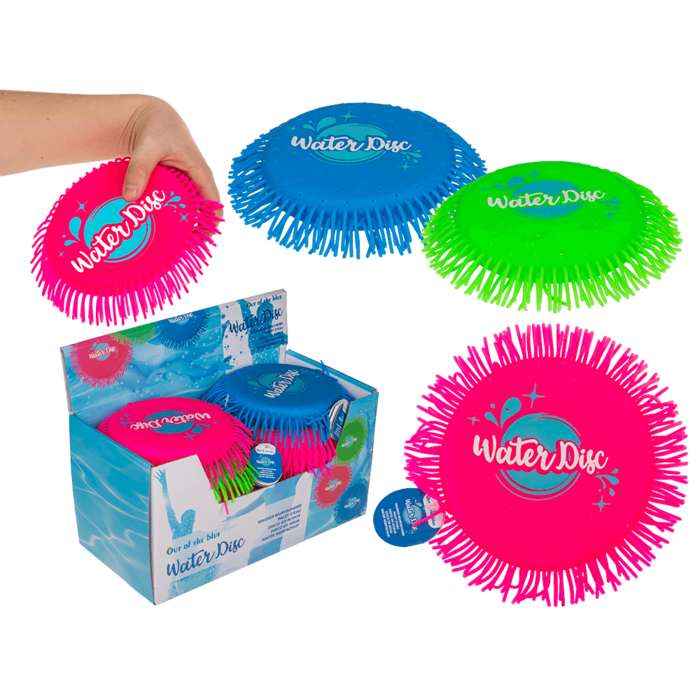 Water disc, D: 13 cm, 3 colours ass., - Thokmandee