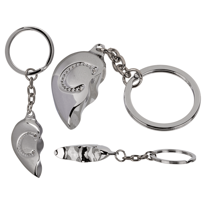 Metal Keychain, Broken Heart, - Thokmandee