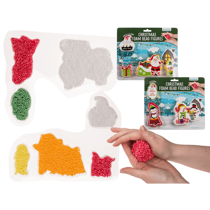 Christmas foam putty, set of 4, - Thokmandee