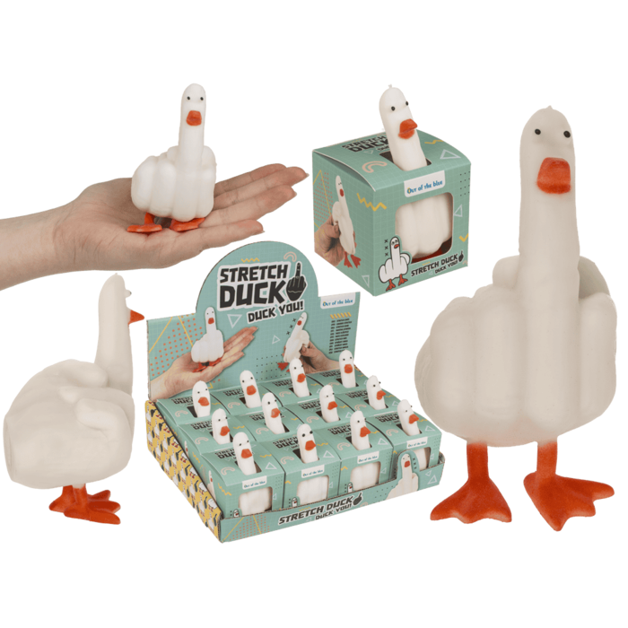 Stretch duck, Duck you !, with sand filling, - Thokmandee