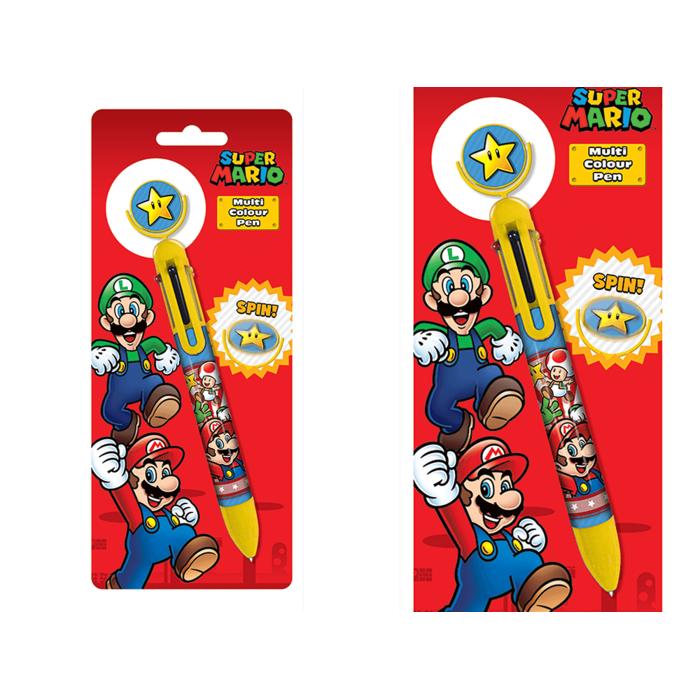 Multicolour pen, Super Mario, - Thokmandee