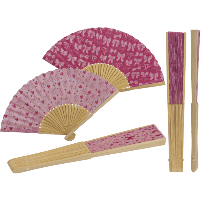 Fan, Bow, 21 cm, bamboo, - Thokmandee