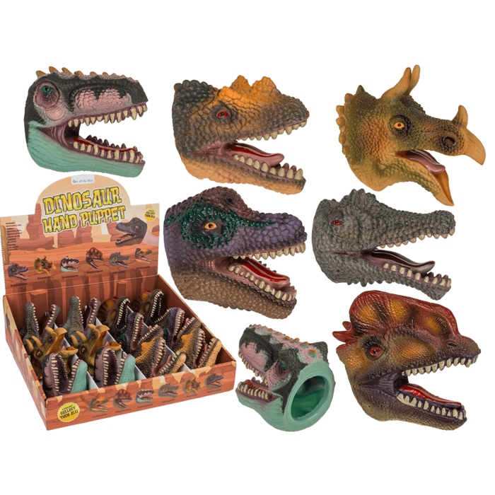 Hand puppet, Dinosaur, 10 cm, - Thokmandee