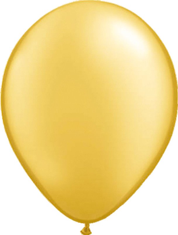 Gold Balloons Metallic 30 cm - 100 pieces - Thokmandee